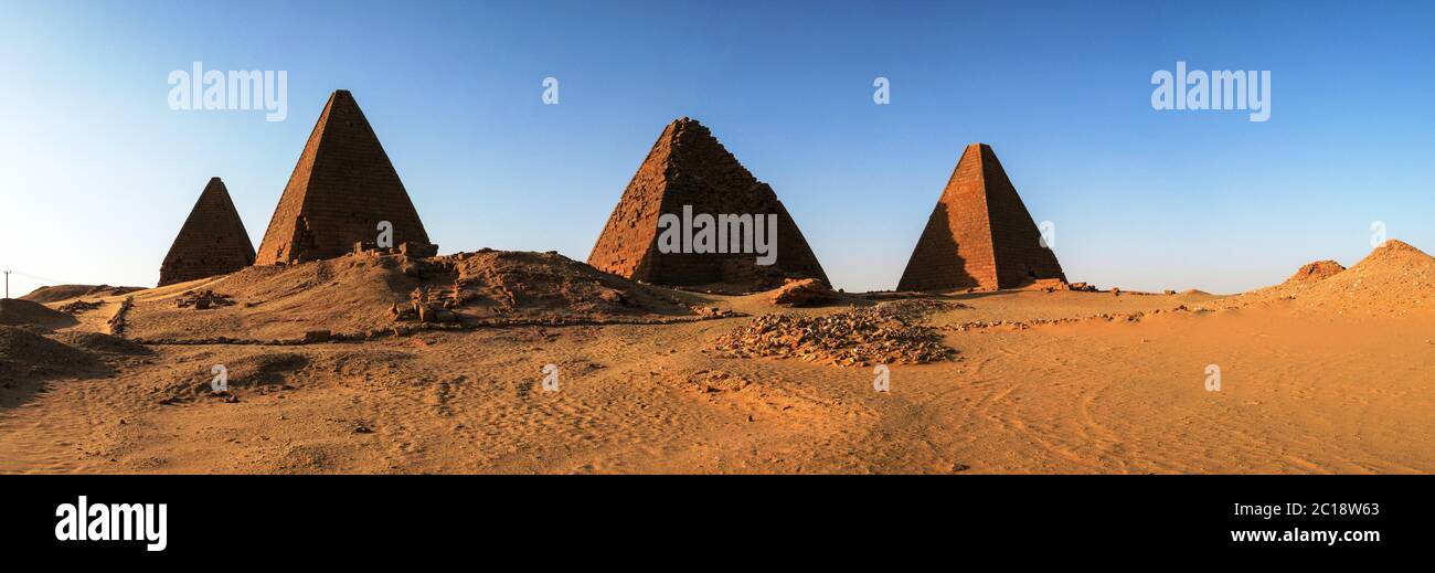 Pyramids near jebel barkal hi-res stock photography and images - Alamy