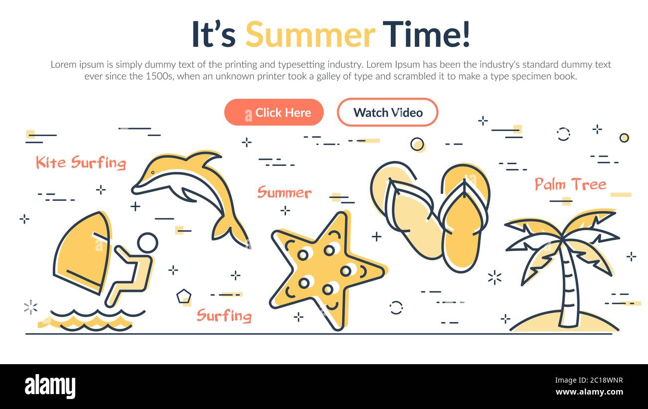 Sea theme design Cut Out Stock Images & Pictures - Alamy