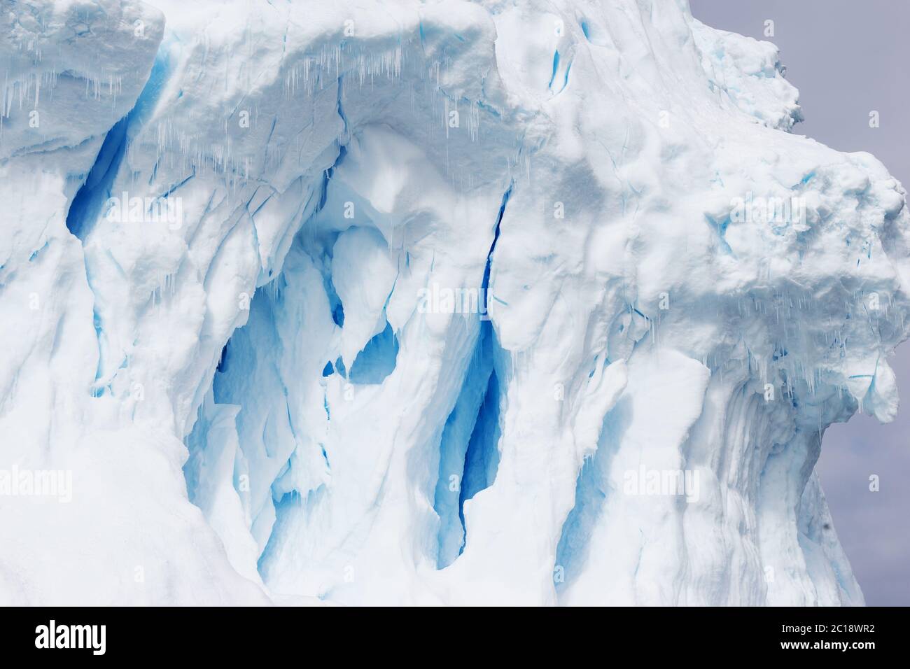 antarctic icy hill Stock Photo - Alamy