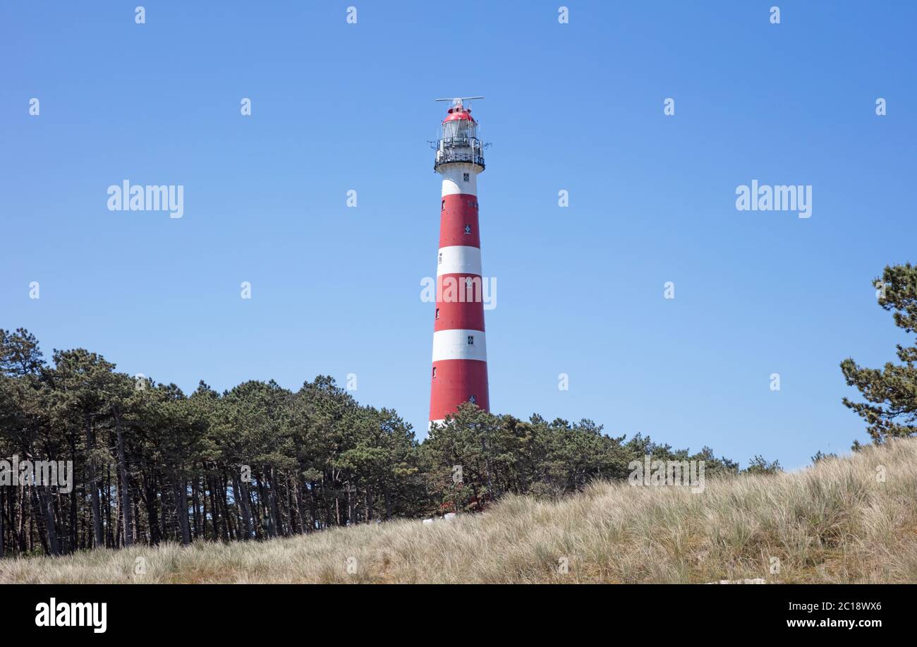 Ameland Lighthouse Bornrif near Hollum, the Netherlands Stock Photo - Alamy