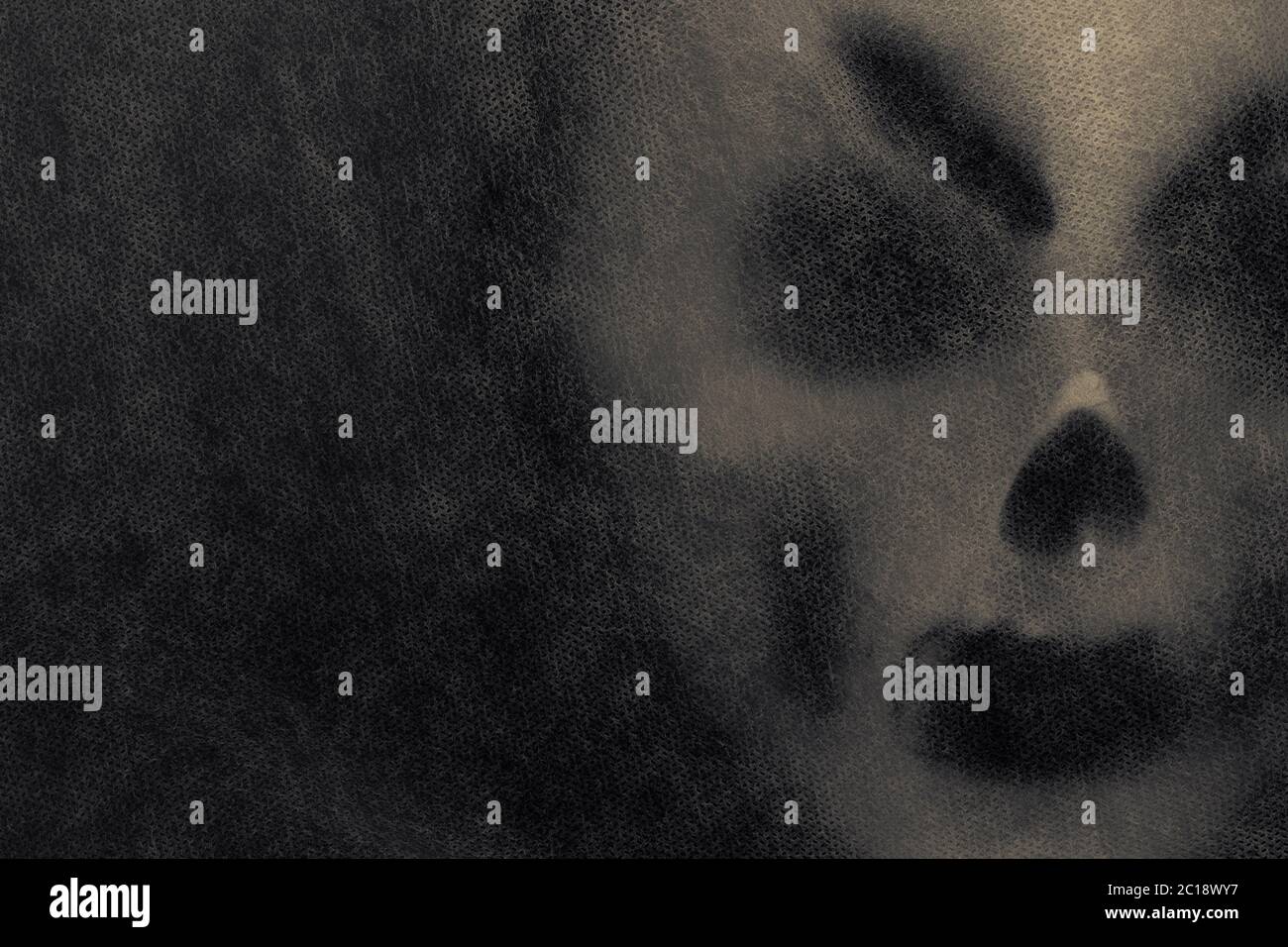 Ghost mask of art Stock Photo - Alamy