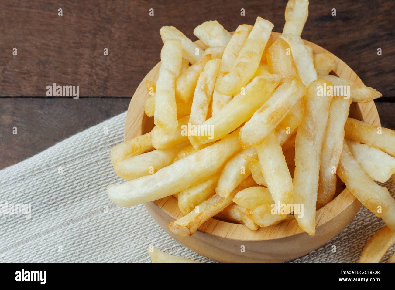 French fries in a bowl Stock Photo - Alamy
