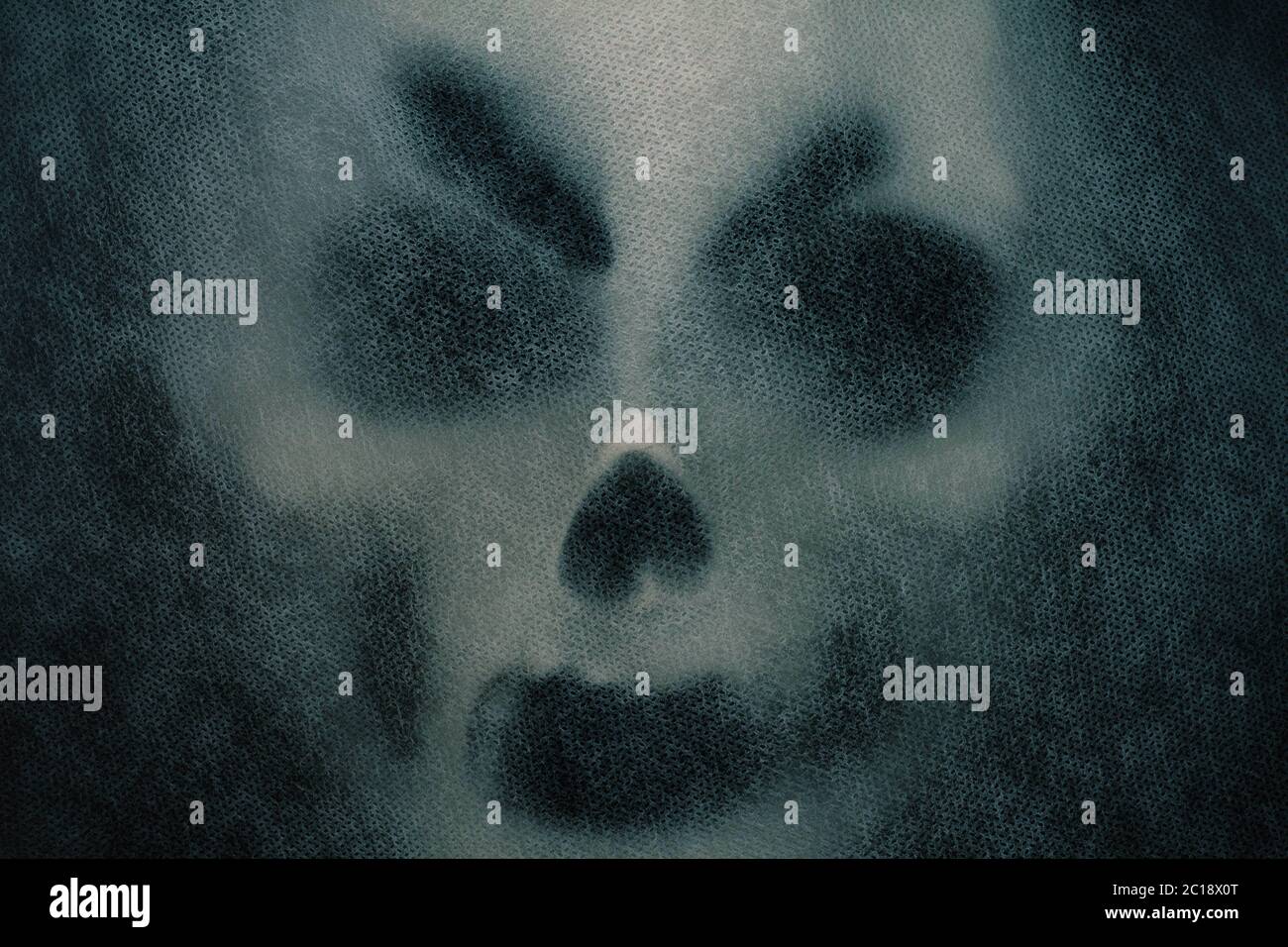 Ghost mask with horror Stock Photo - Alamy