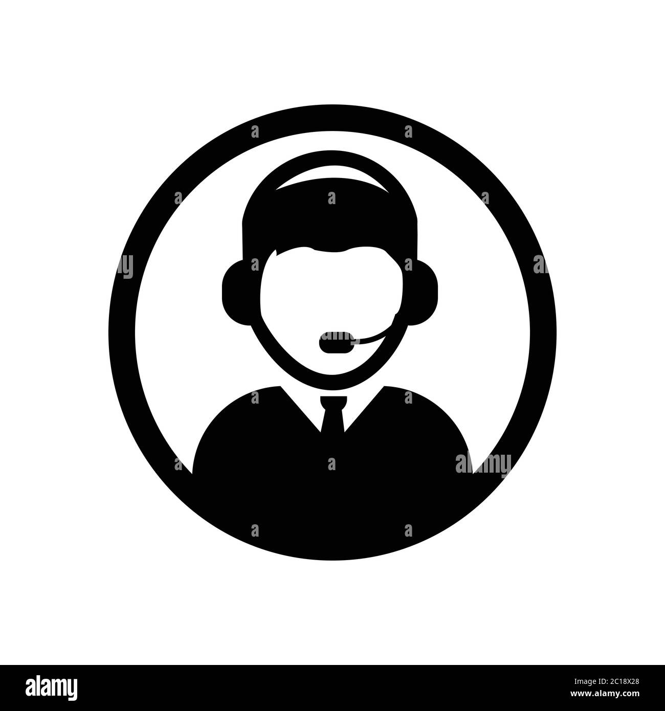 People , operator icon. Design template vector Stock Vector Image & Art ...