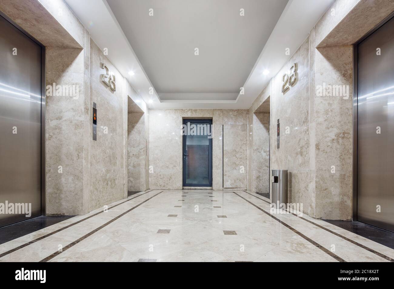 interior of modern elevator hall Stock Photo - Alamy