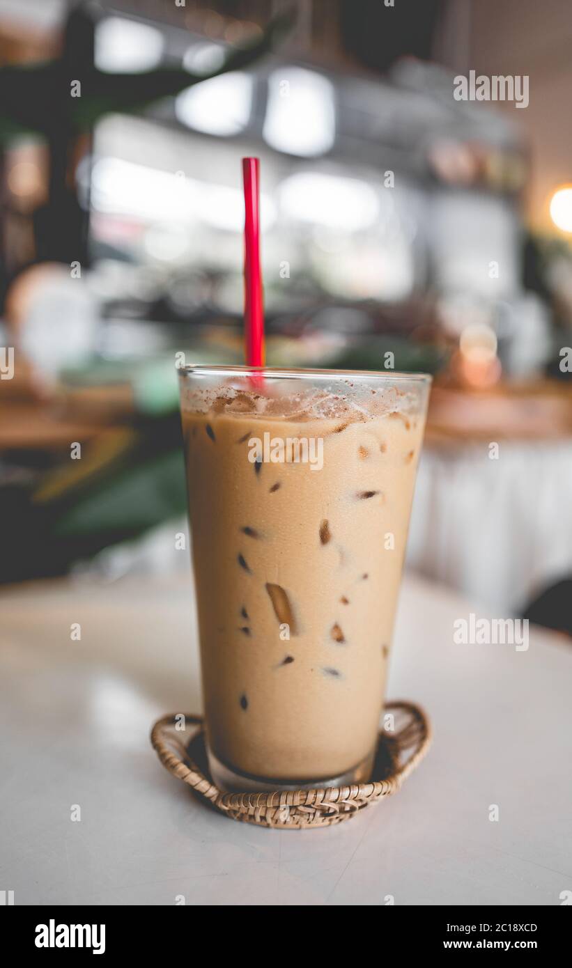 Layout in a loft style in dark colors open space interior view of ...