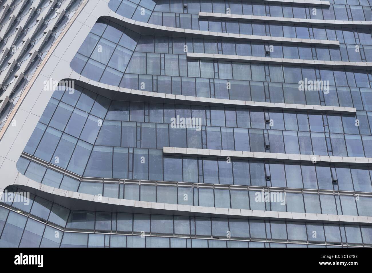 abstract glass wall of modern building Stock Photo - Alamy