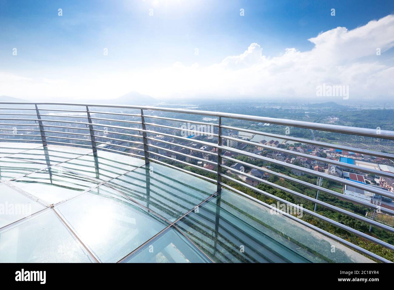 Glass pedestrian bridge hi-res stock photography and images - Alamy