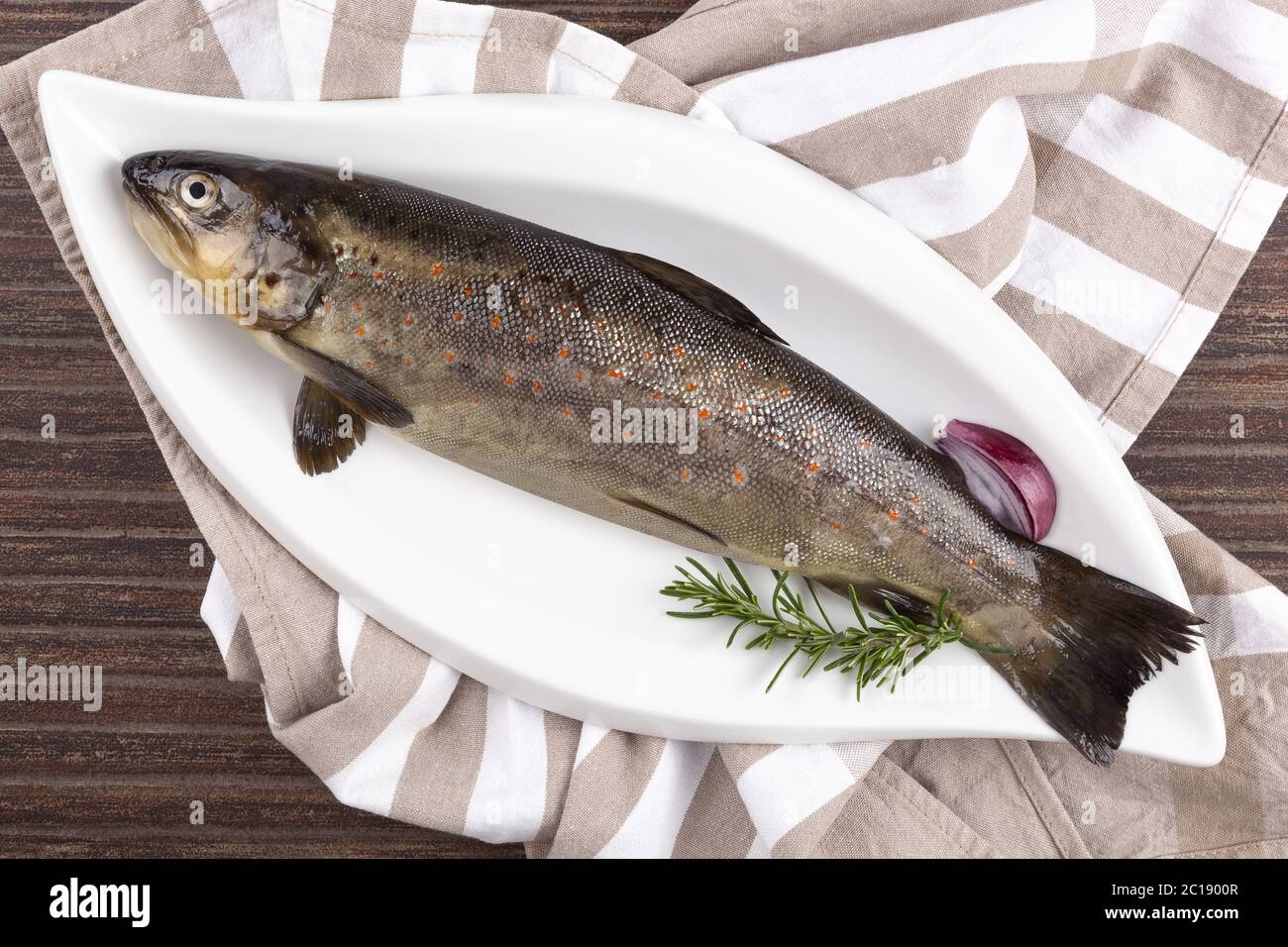Fresh rainbow trout fish Stock Photo - Alamy