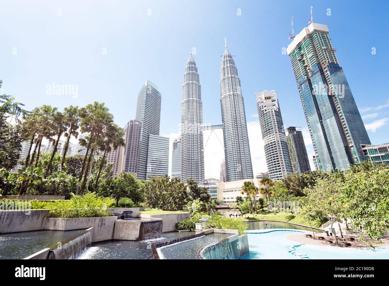 modern buildings in midtown of modern city Stock Photo - Alamy