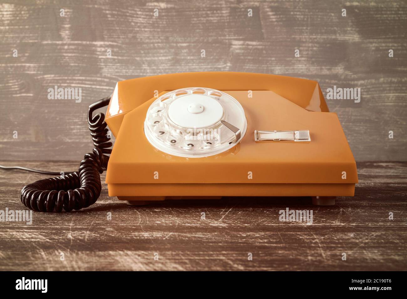 Old vintage classic telephone Stock Photo - Alamy
