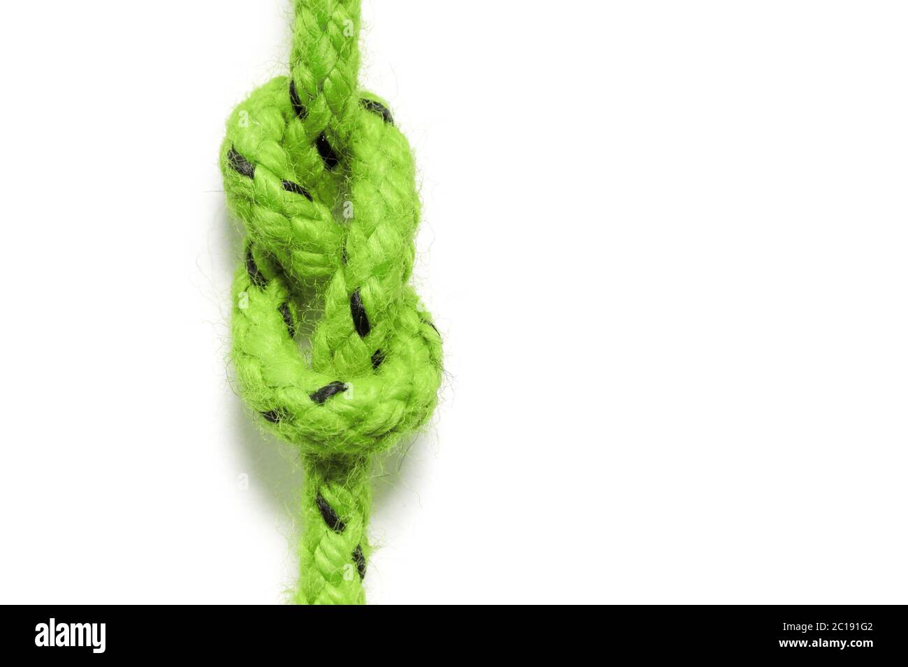 green knot isolated on white background Stock Photo - Alamy