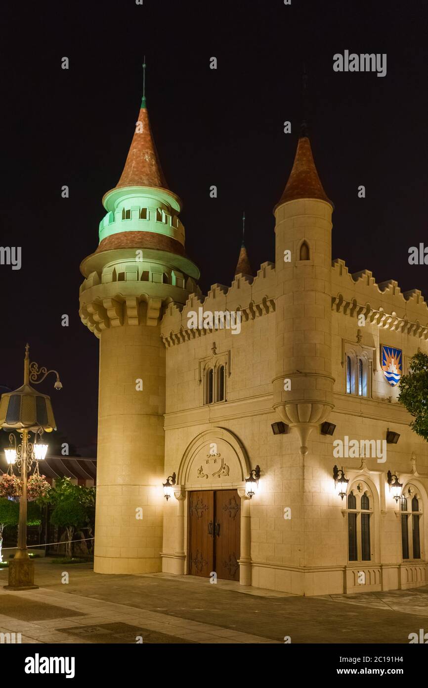 Magic Castle in Sentosa Island - Singapore Stock Photo - Alamy