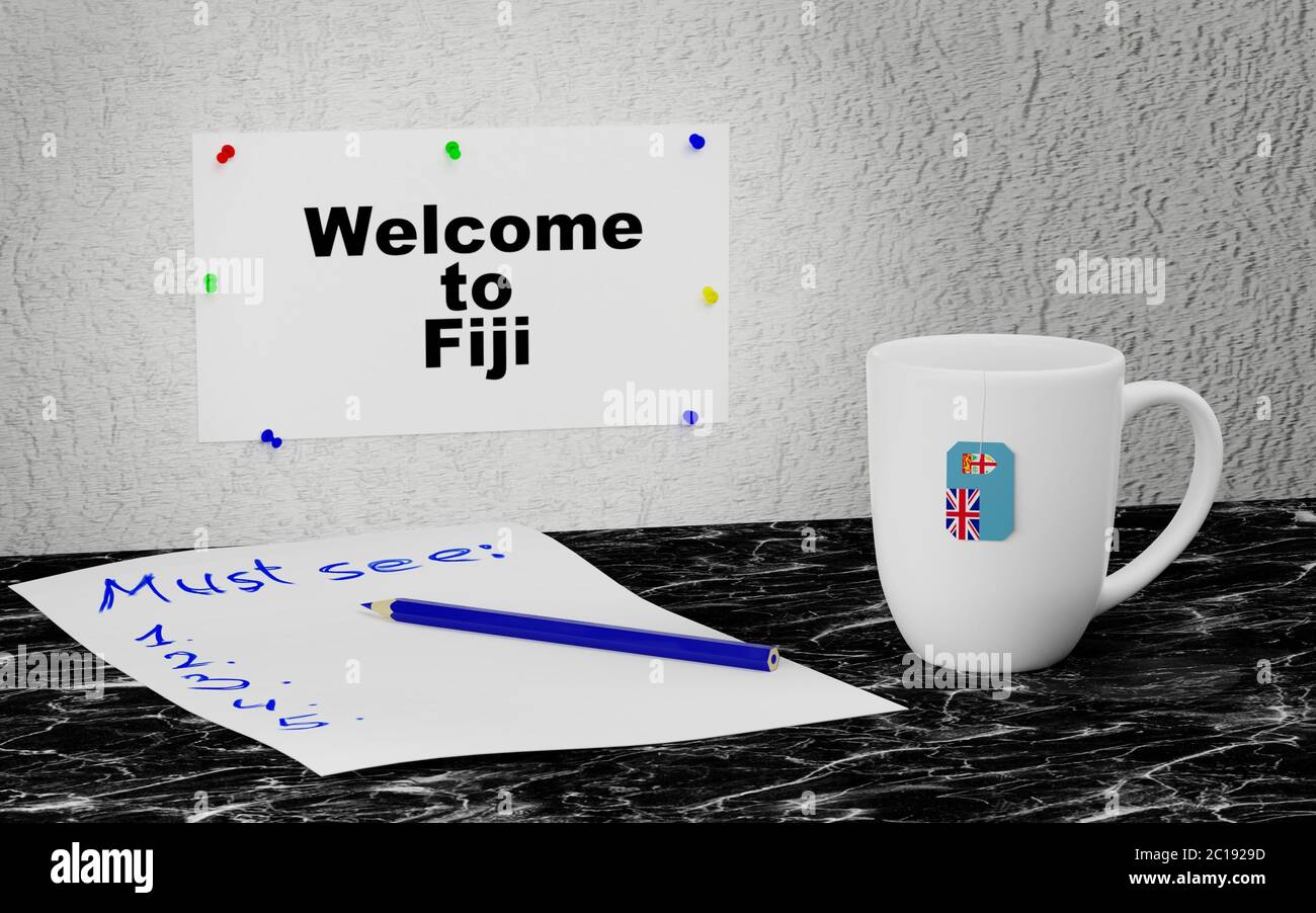 Welcome to Fiji Stock Photo - Alamy