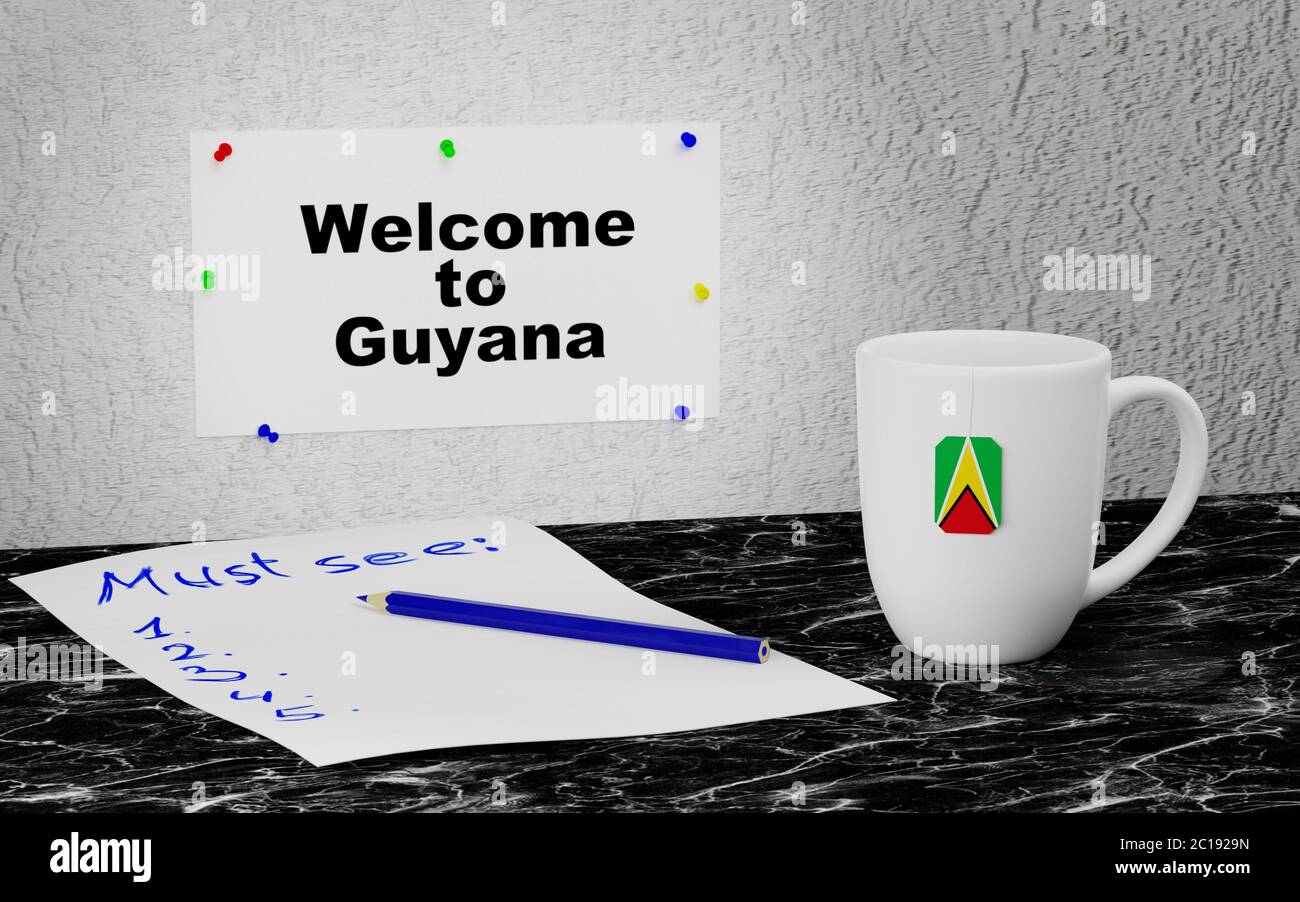 Welcome to Guyana Stock Photo - Alamy