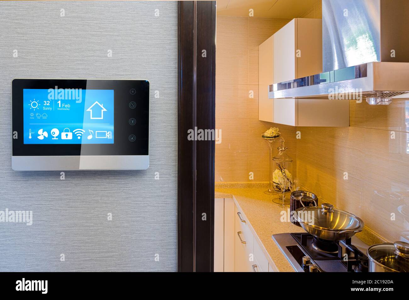 Smart kitchen control panel hi-res stock photography and images - Alamy