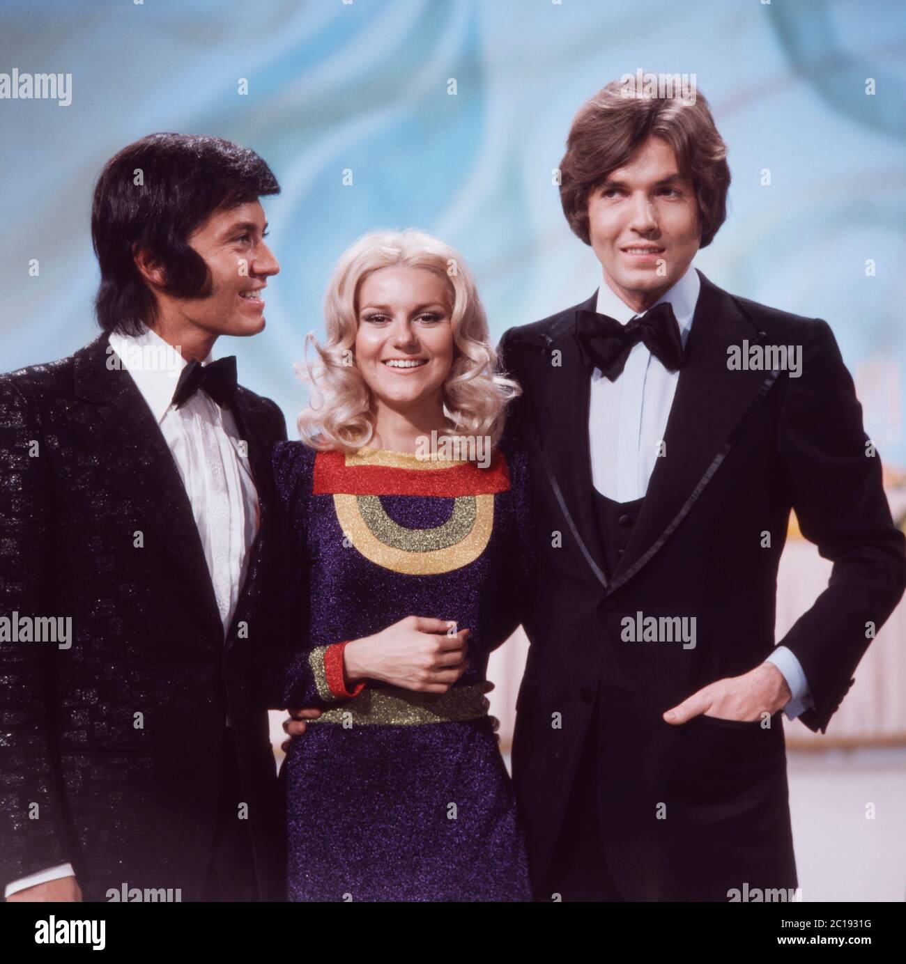 Peggy March, amerikanische Pop- und Schlagersängerin, mit Rey Gildo und ...