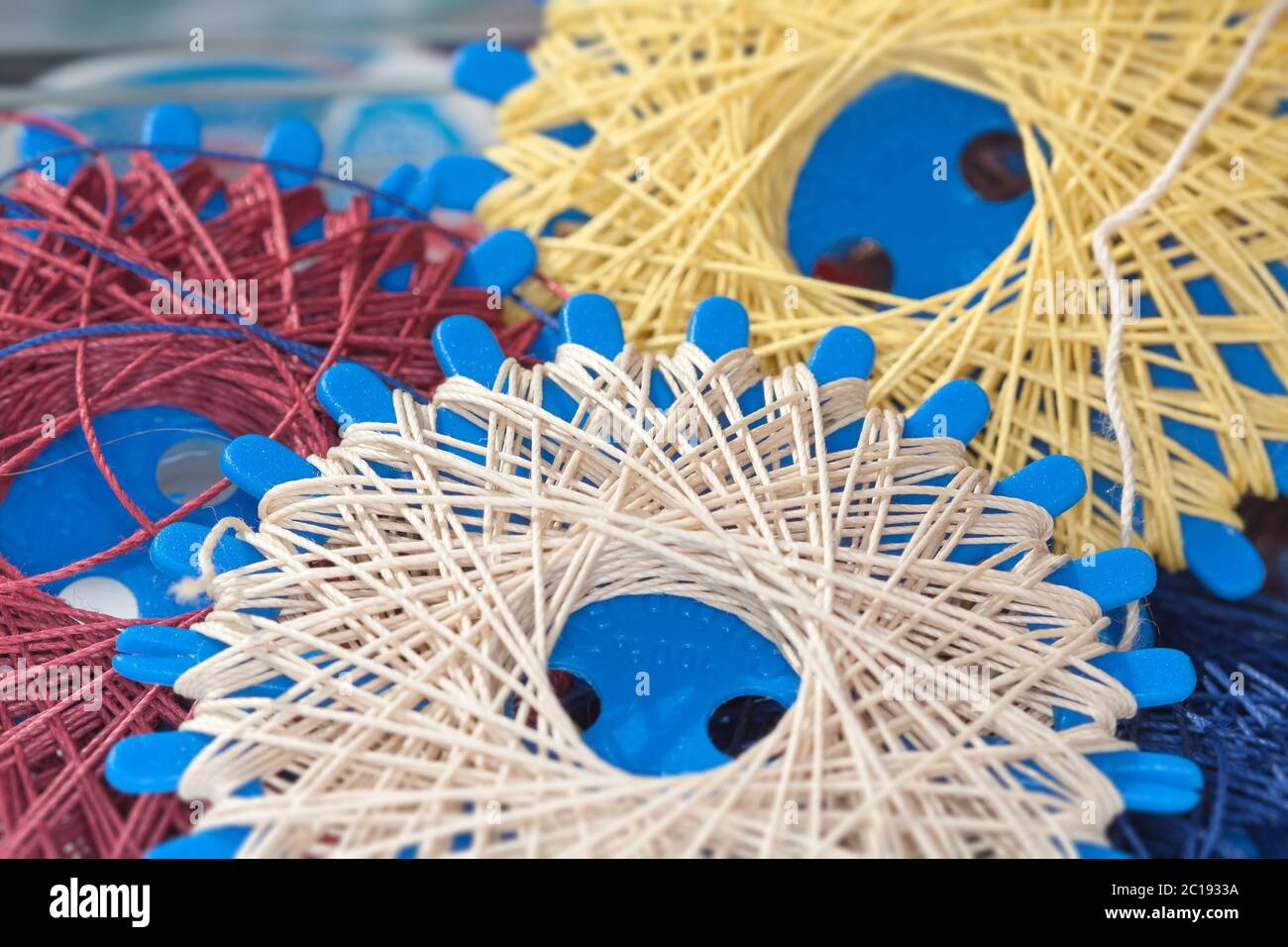 Plastic yarn hi-res stock photography and images - Alamy