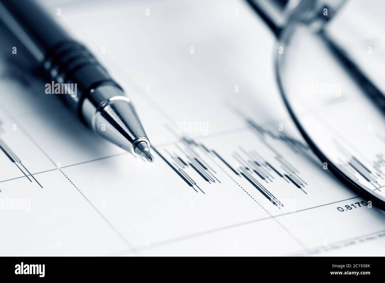 Stock market graphs and charts analysis Stock Photo - Alamy