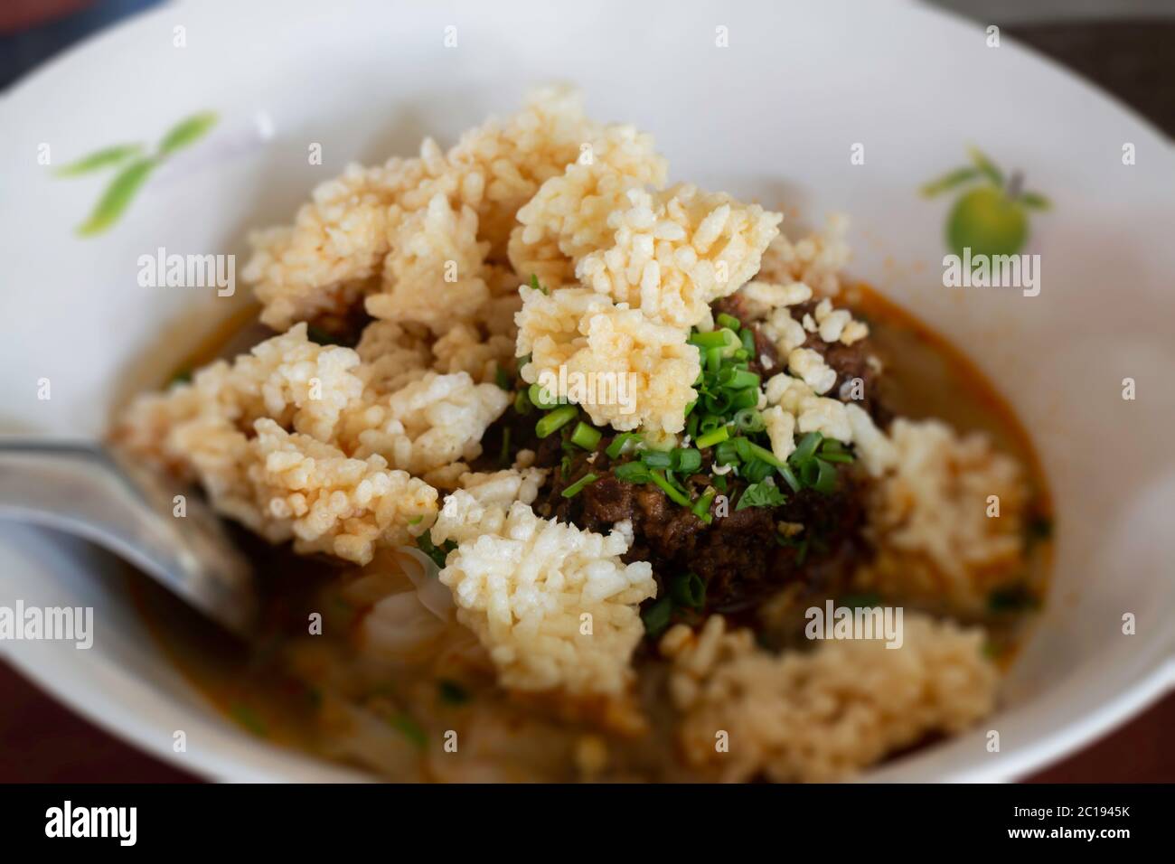 Local Thai style noodles pork soup, stock photo Stock Photo - Alamy