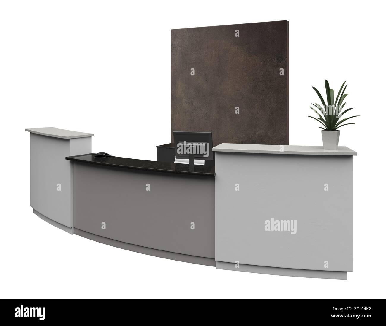 Reception isolated on white background 3d illustration Stock Photo - Alamy