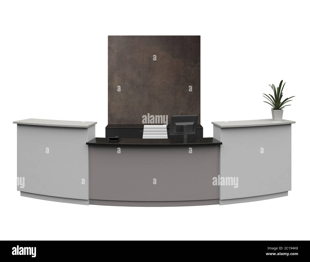 Reception isolated on white background 3d illustration Stock Photo - Alamy