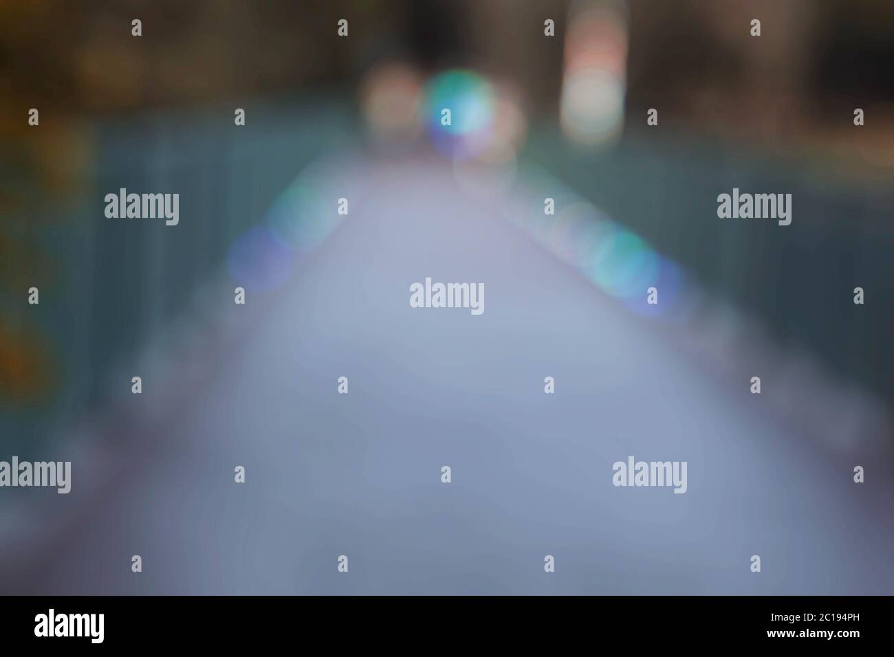 Bridge with blurred images Stock Photo - Alamy