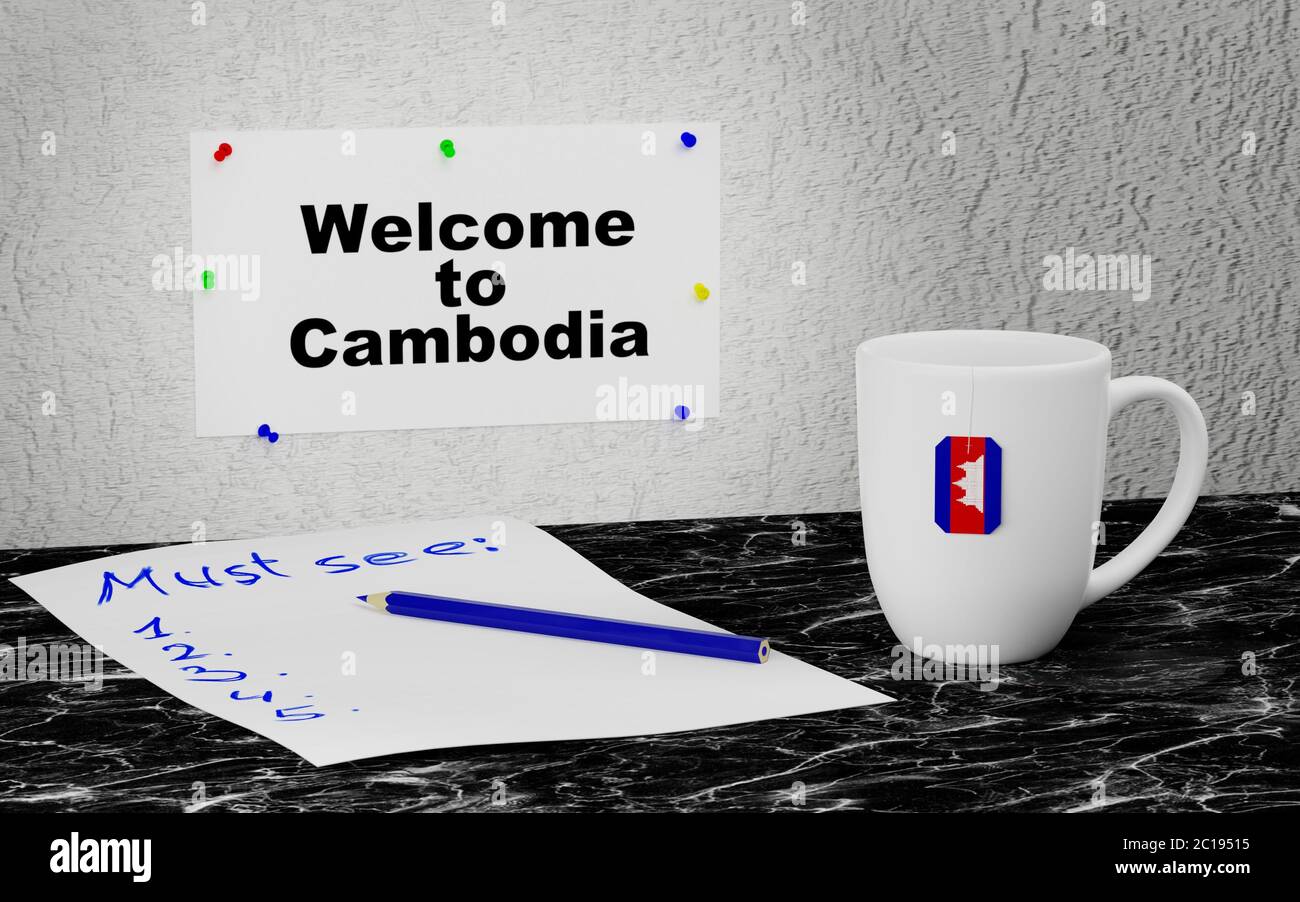 Welcome to Cambodia Stock Photo - Alamy