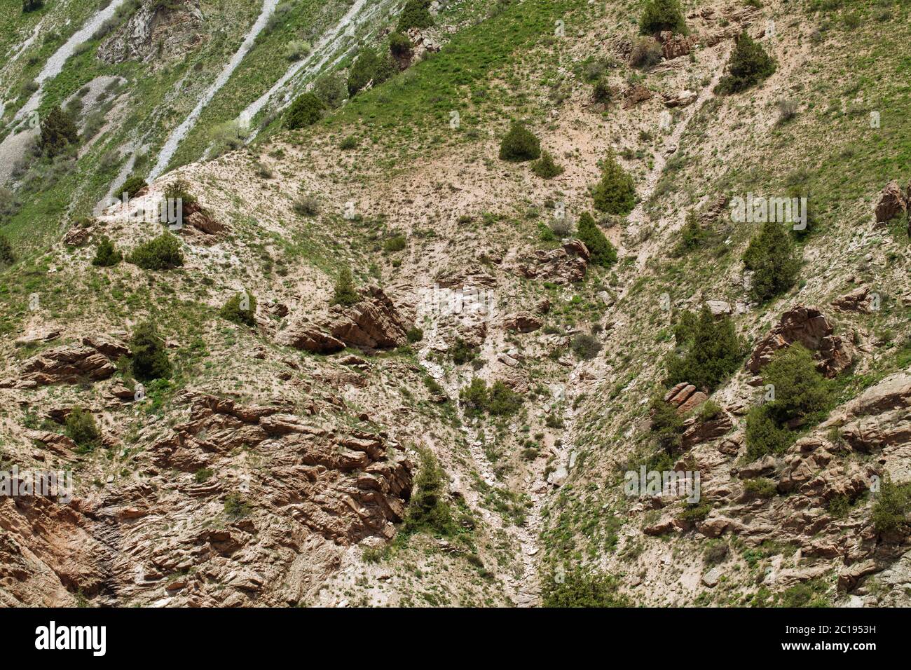 Slope of a mountain Stock Photo - Alamy