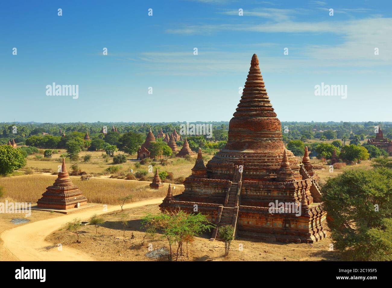 Temples in Bagan, Myanmar Stock Photo - Alamy