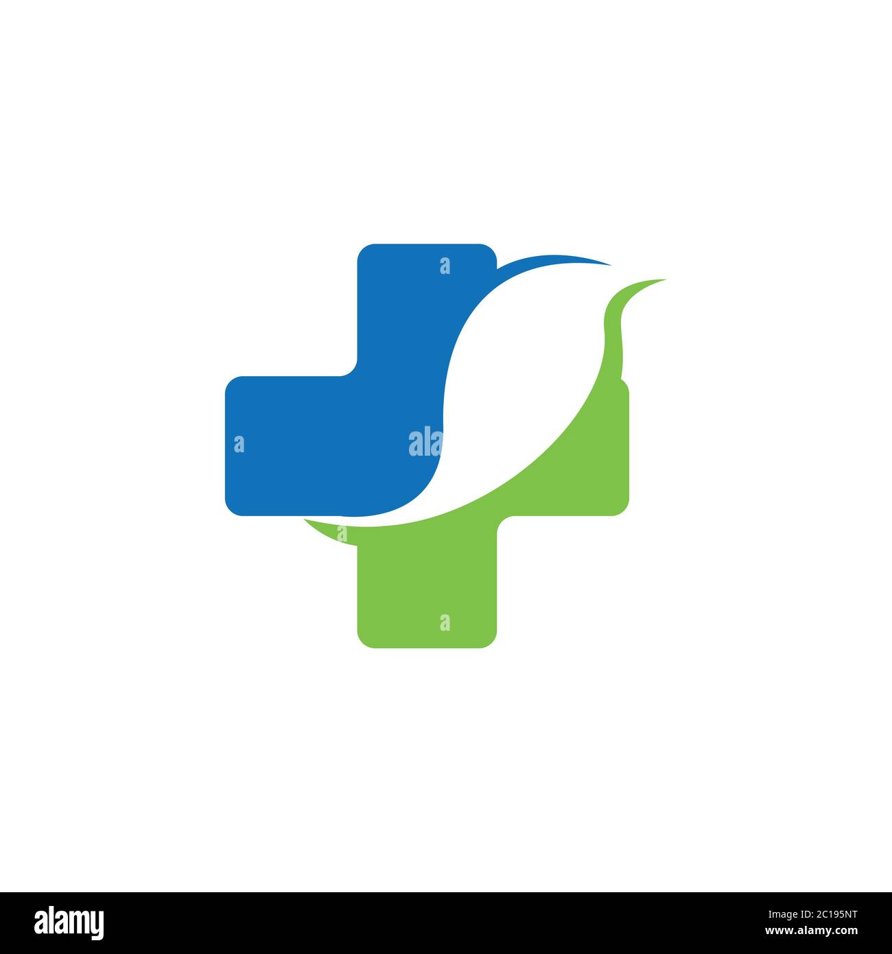 Medical health symbol herbal Cut Out Stock Images & Pictures - Alamy