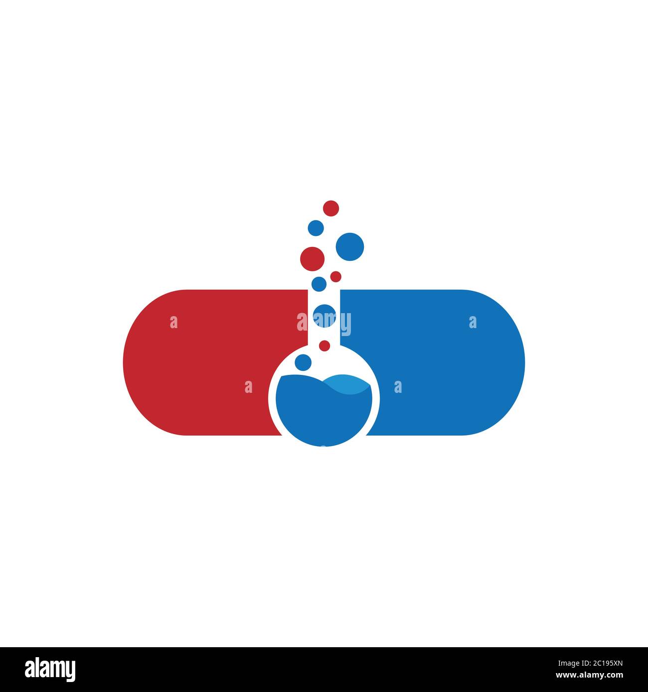 Medical labs science technology pharmacy logo design vector ...