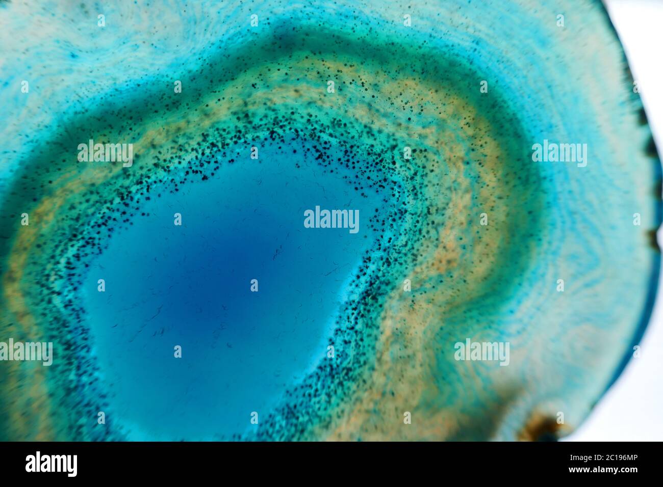 Agate stone bright blue macro background.Natural texture of blue stone ...