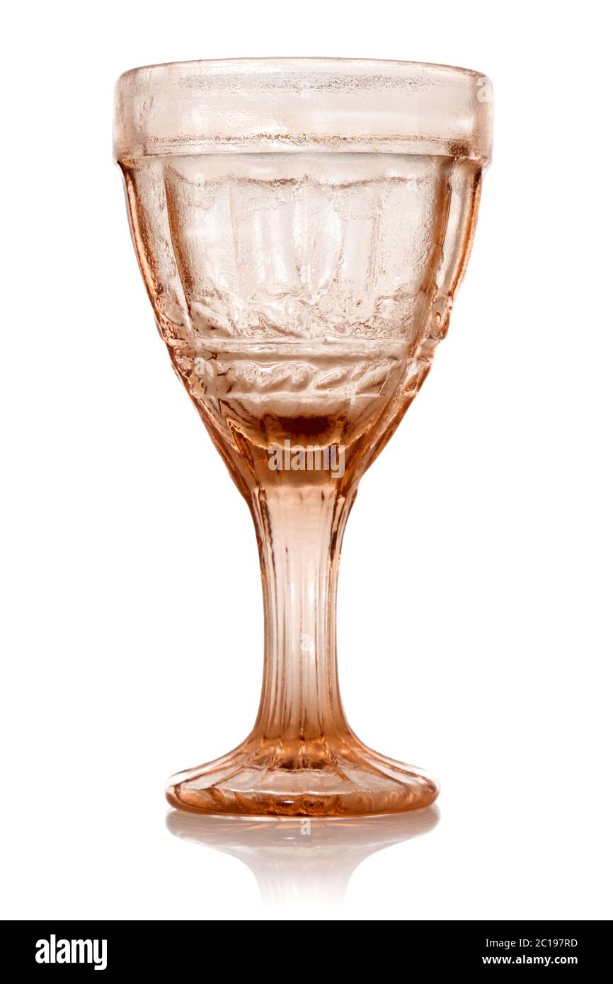 Glass with crystal pattern Stock Photo - Alamy