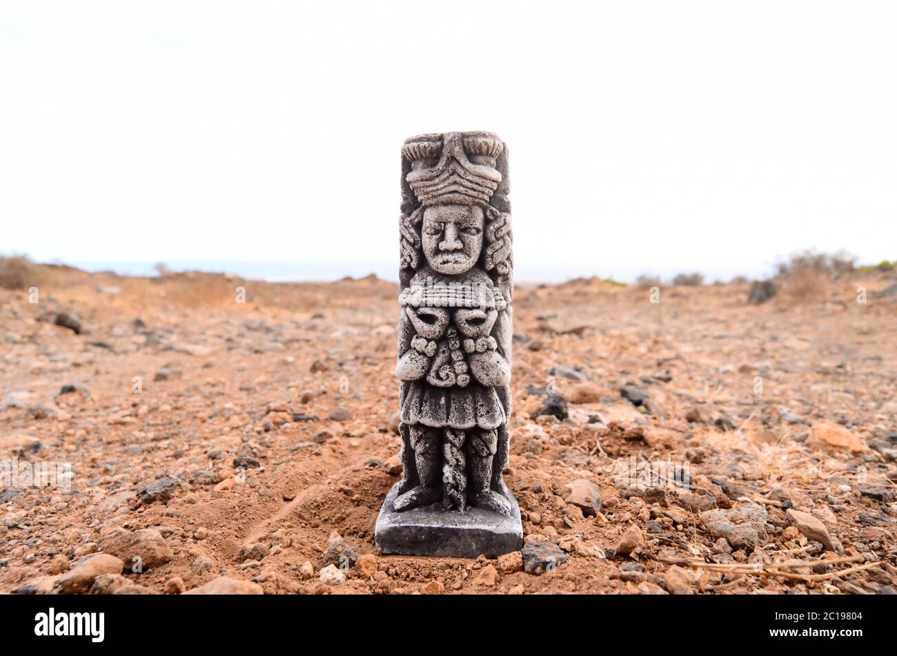 Ancient Maya Statue Stock Photo - Alamy