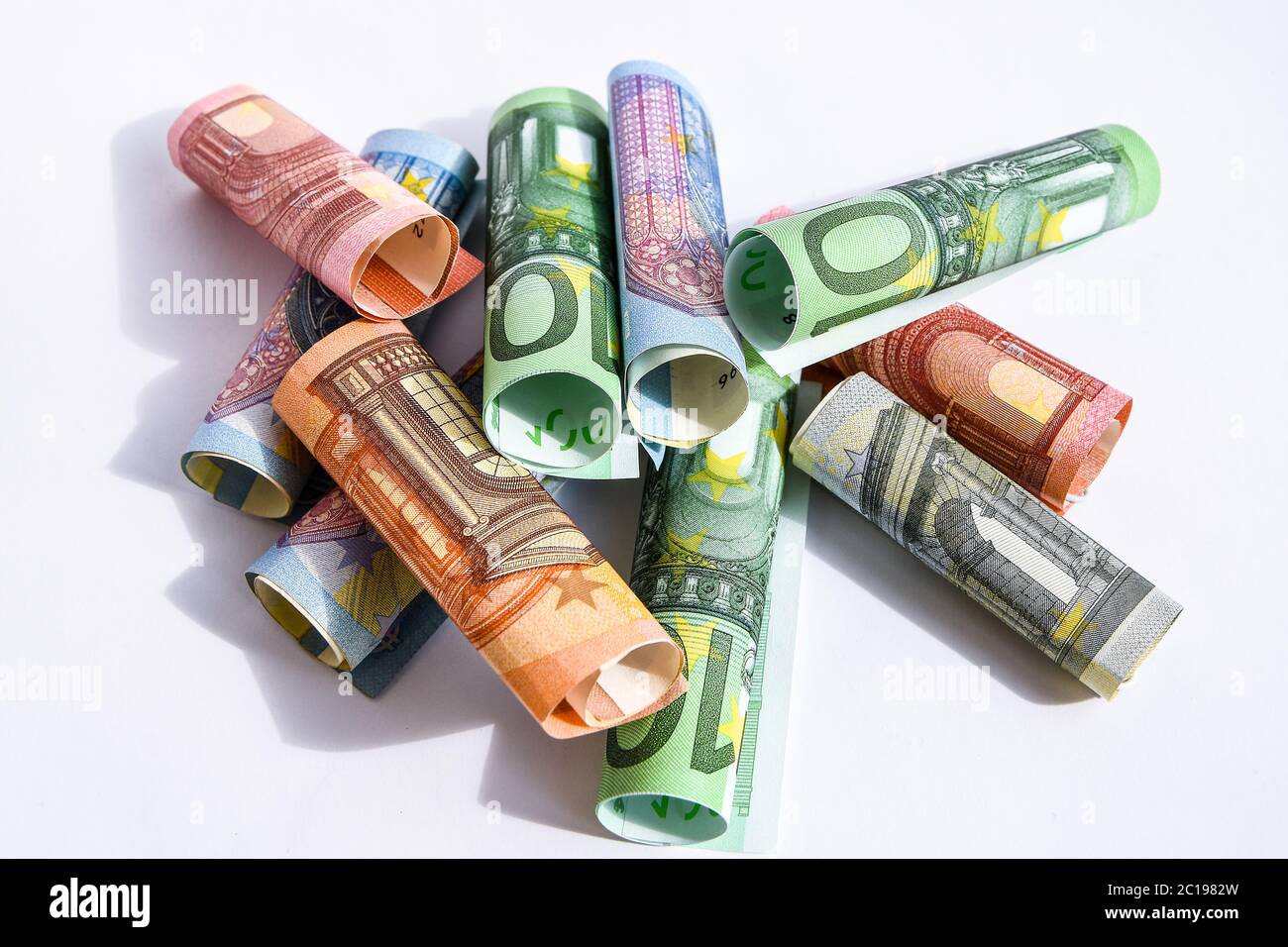 20 euro roll hi-res stock photography and images - Alamy