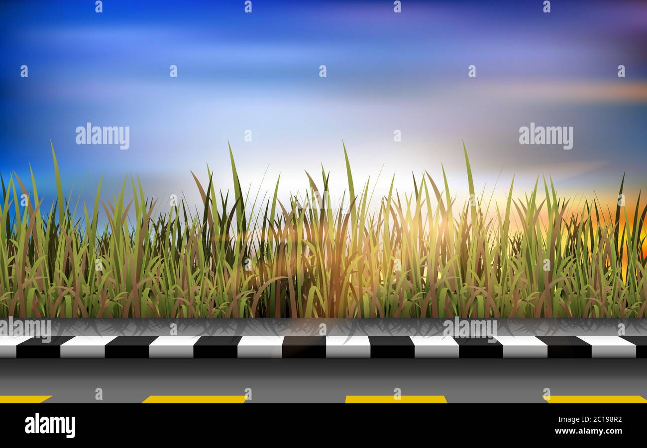 Country dirt road Stock Vector Images - Alamy