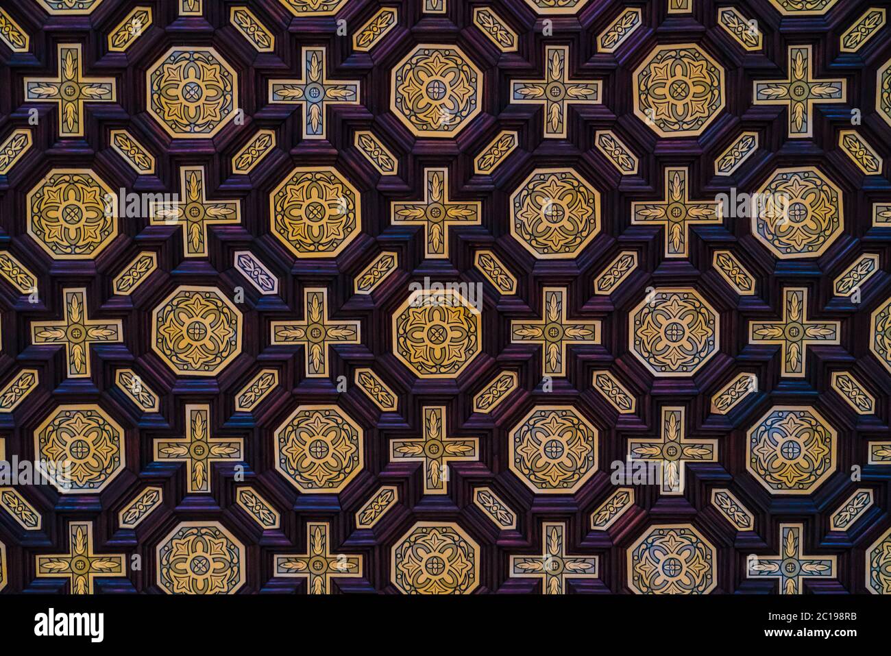 Pattern of an Andalusian mosaic Stock Photo - Alamy