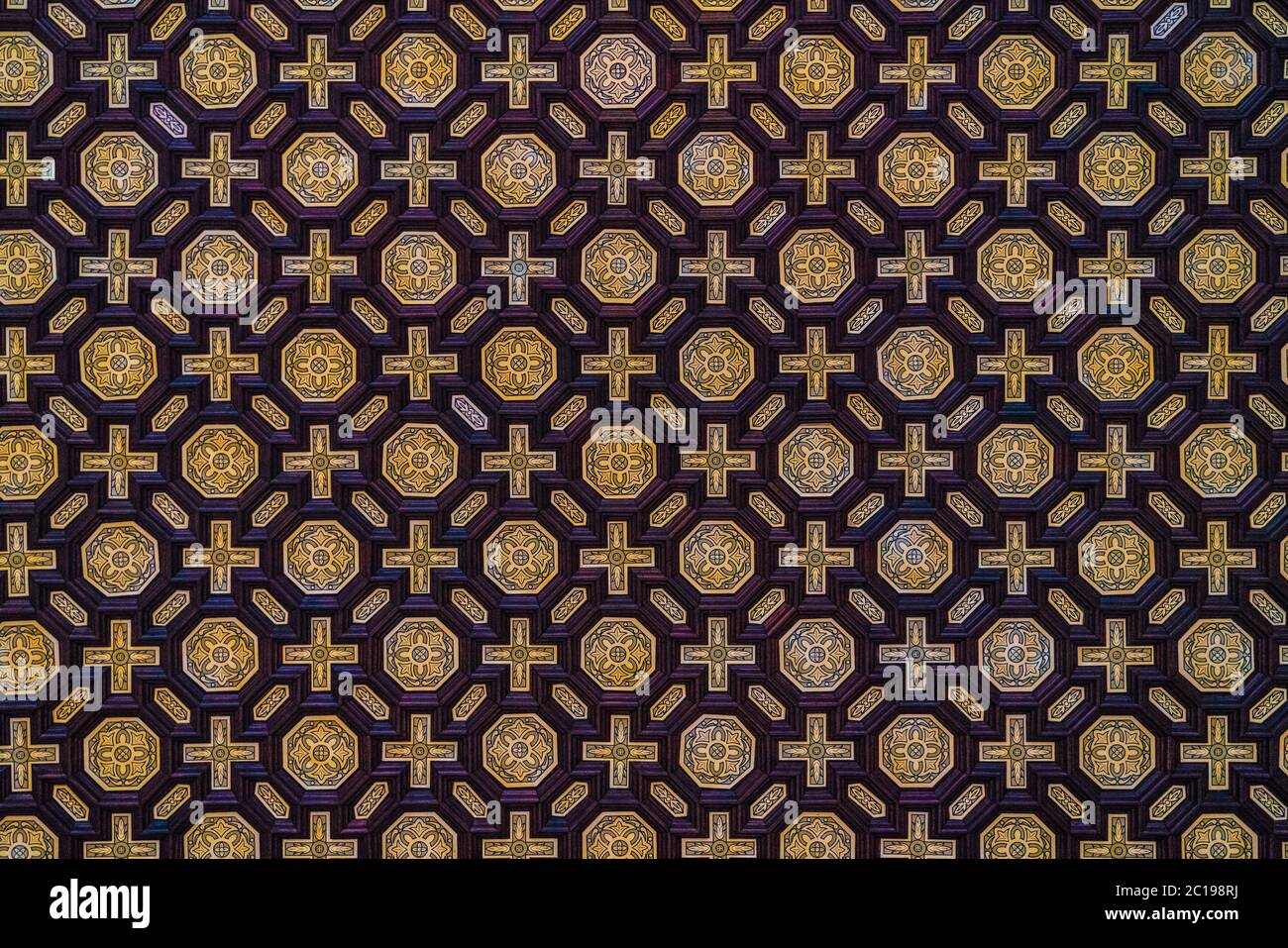 Pattern of an Andalusian mosaic Stock Photo - Alamy