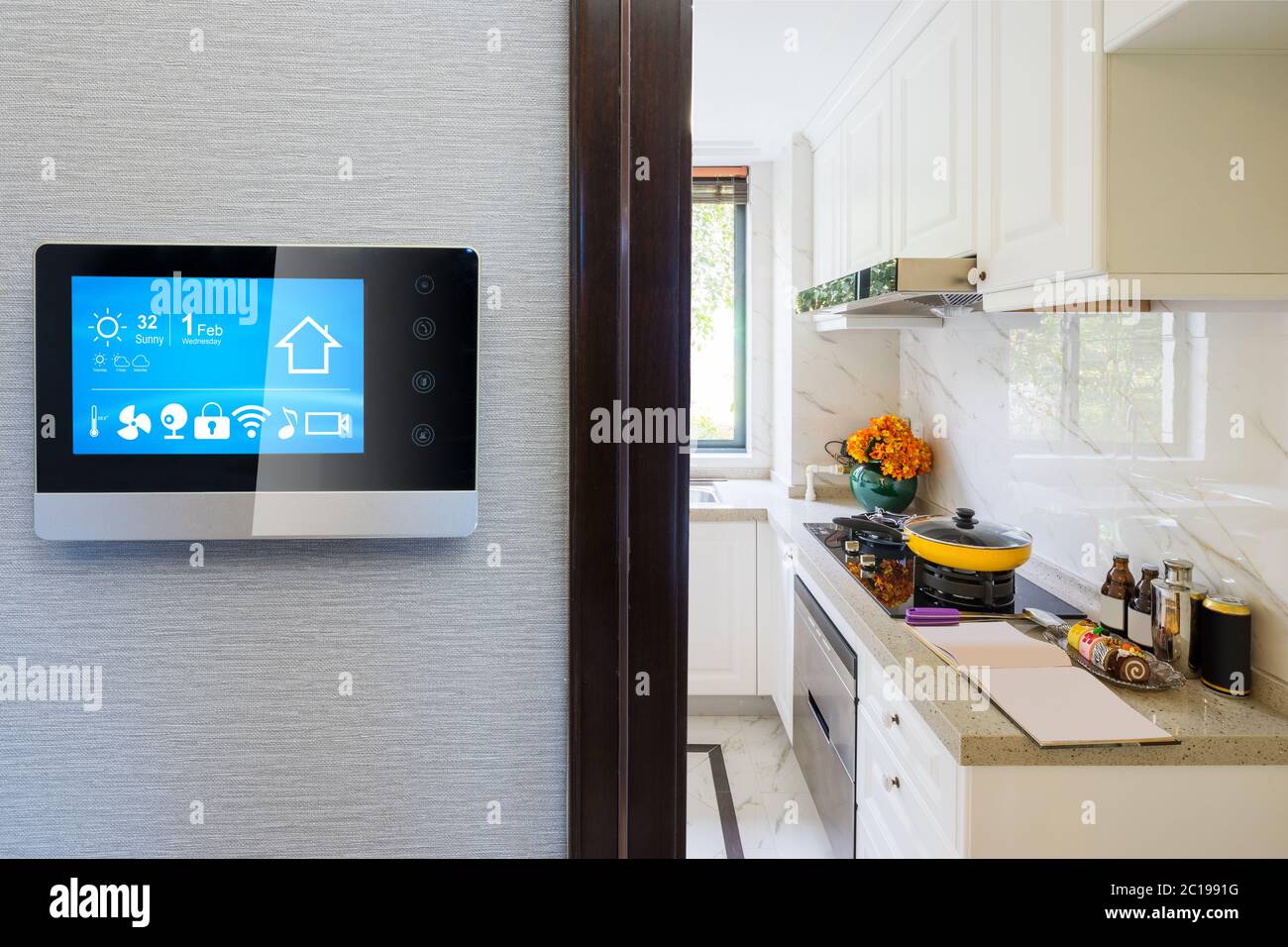 Smart kitchen control panel hi-res stock photography and images - Alamy