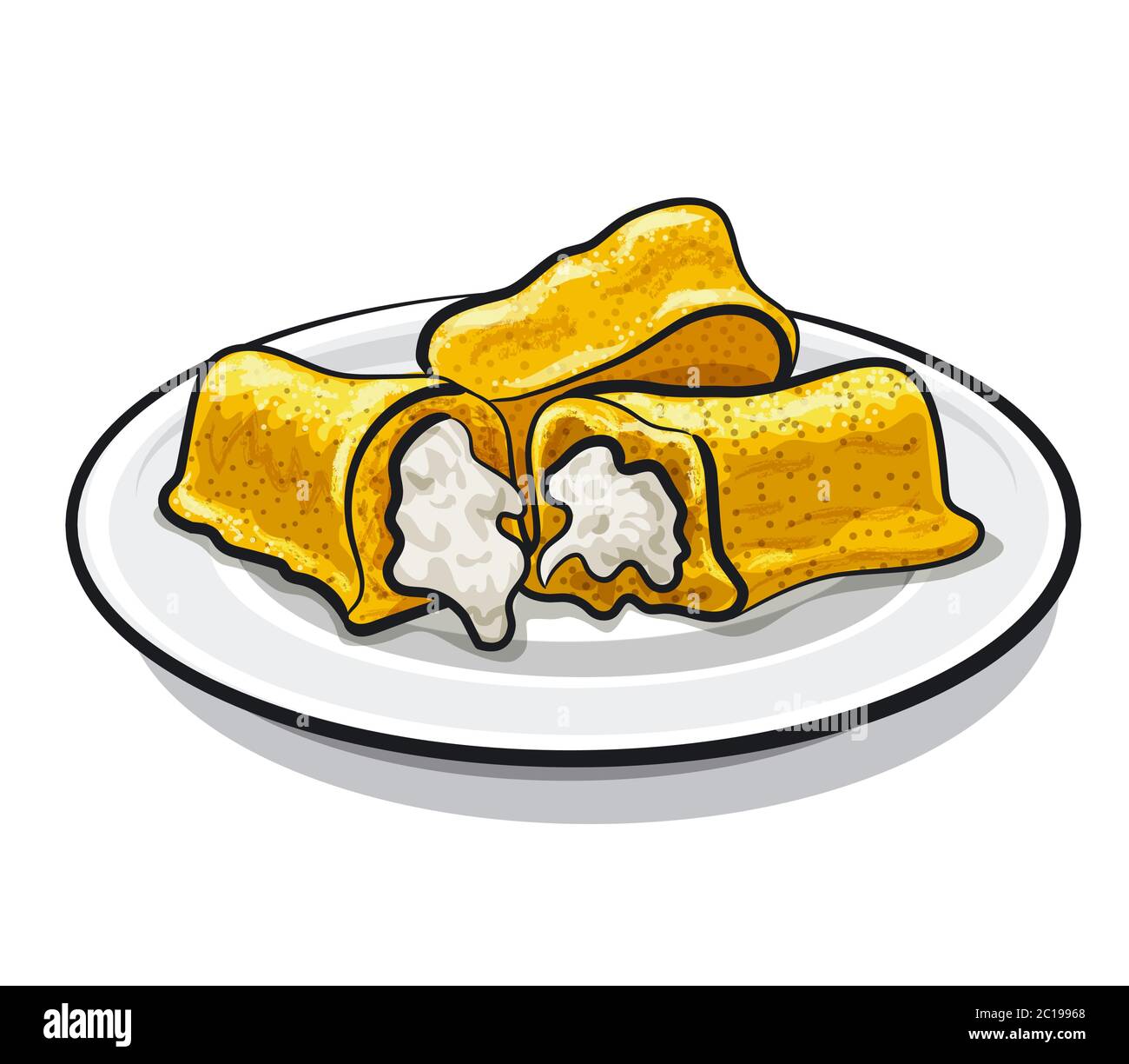 American junk food twinkie Stock Vector Images - Alamy