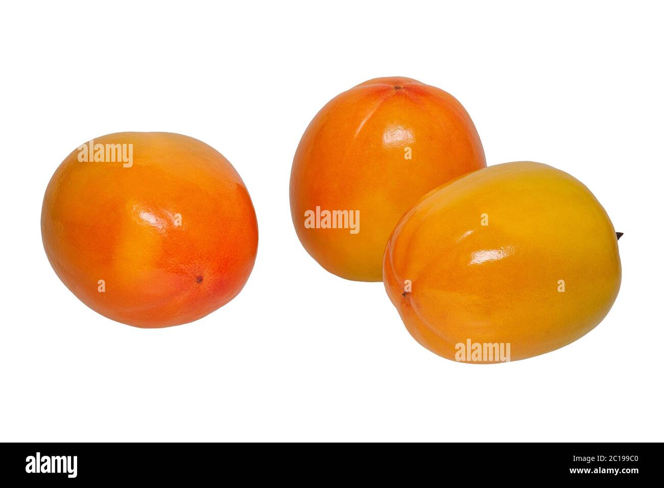 Fresh japanese persimmons Cut Out Stock Images & Pictures - Alamy
