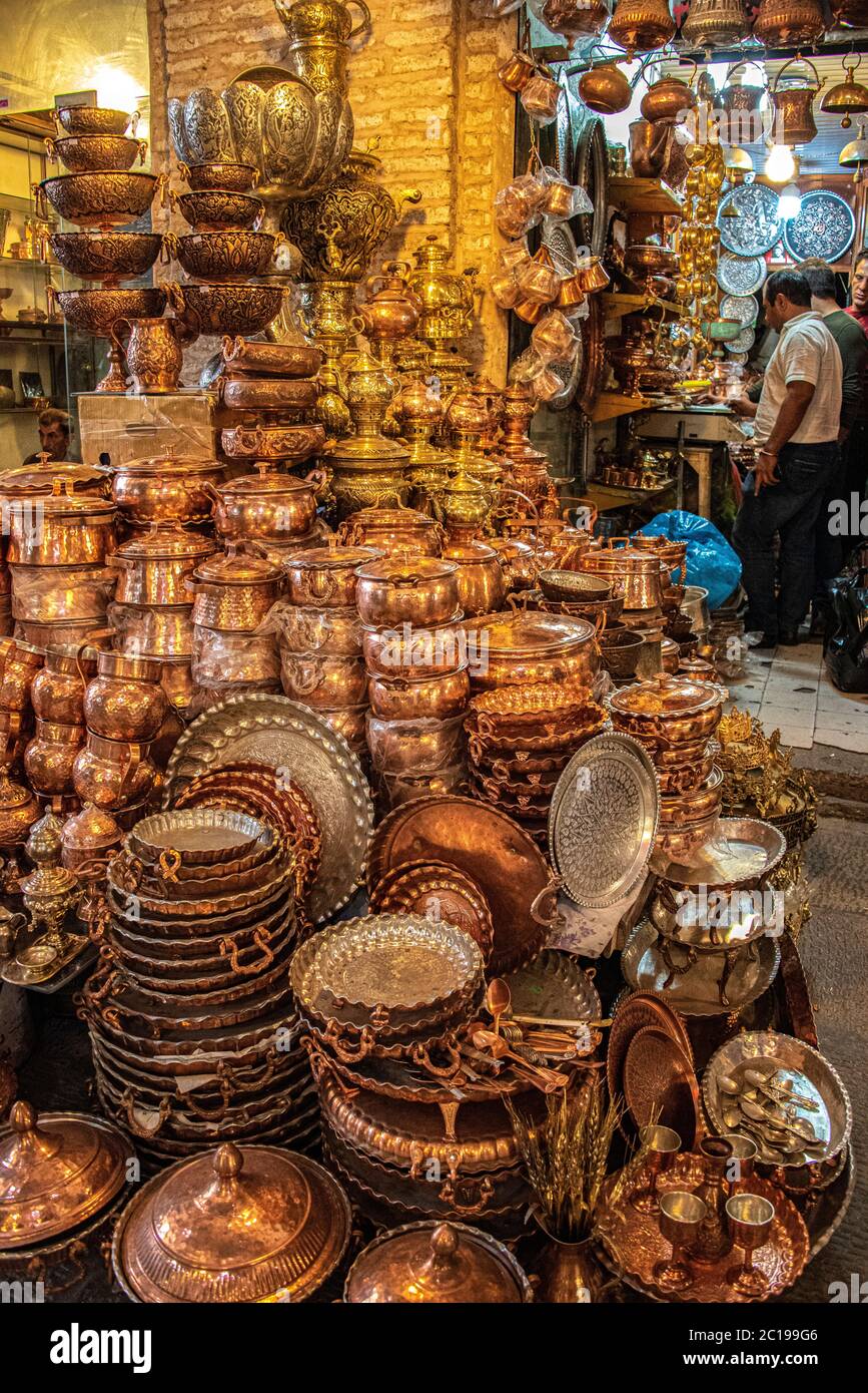 Grand Bazaar, Isfahan, Iran Stock Photo - Alamy
