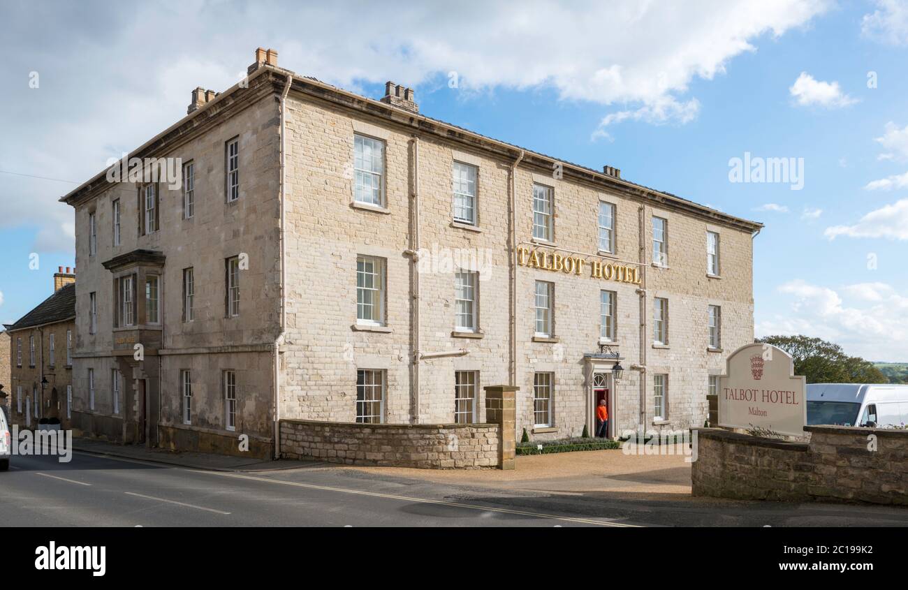 The Talbot Hotel in Malton, North yorkshire Stock Photo - Alamy
