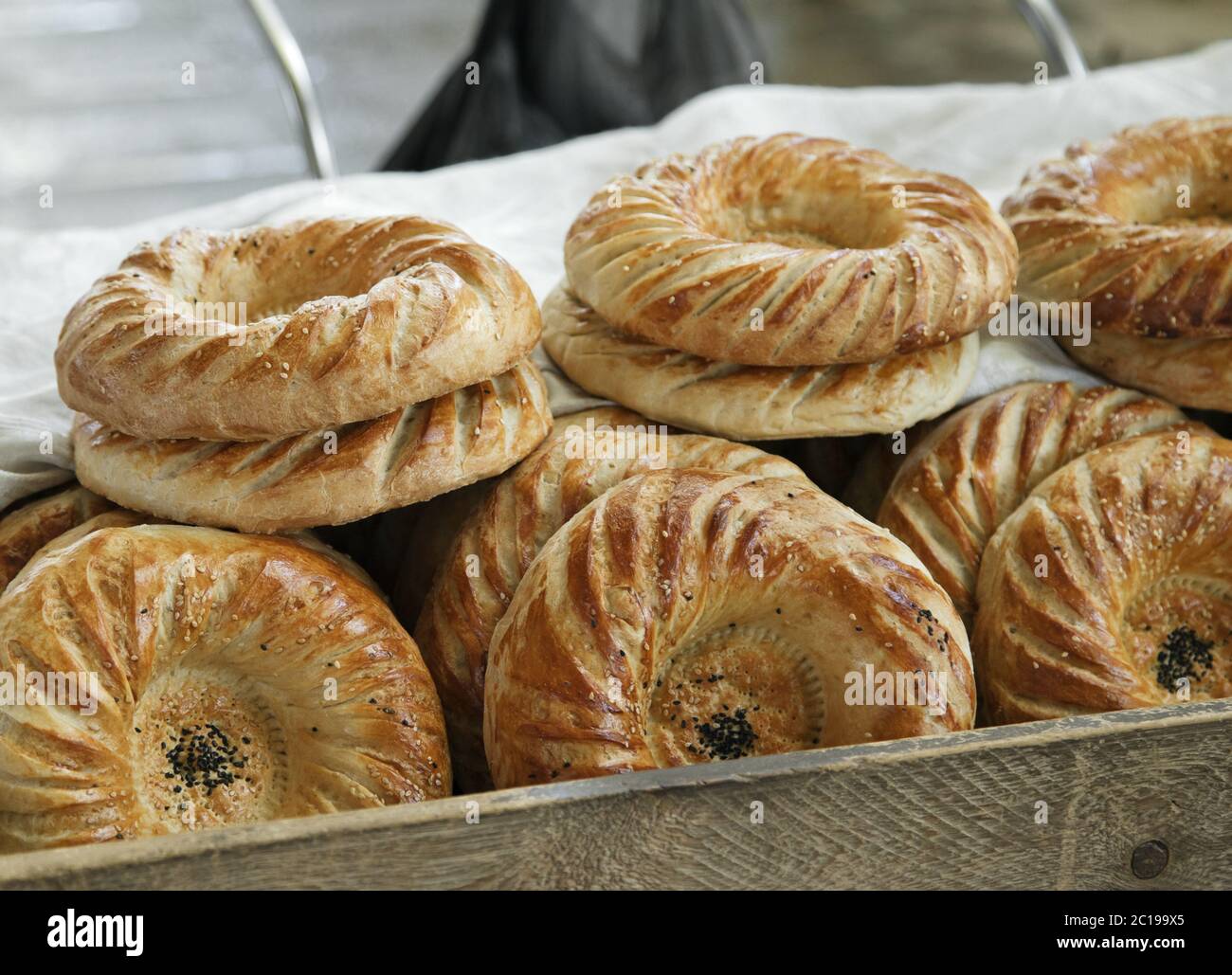 Uzbek uzbekistan bukhara bread hi-res stock photography and images - Alamy