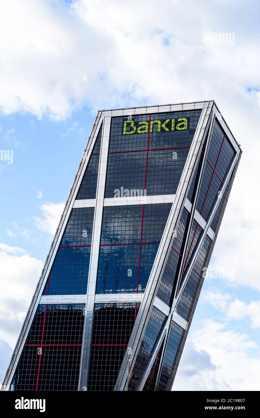 Caja madrid tower hi-res stock photography and images - Alamy