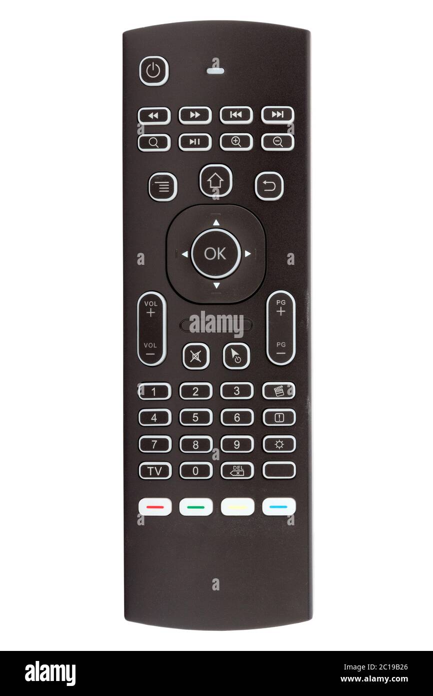 Black remote controller Stock Photo - Alamy