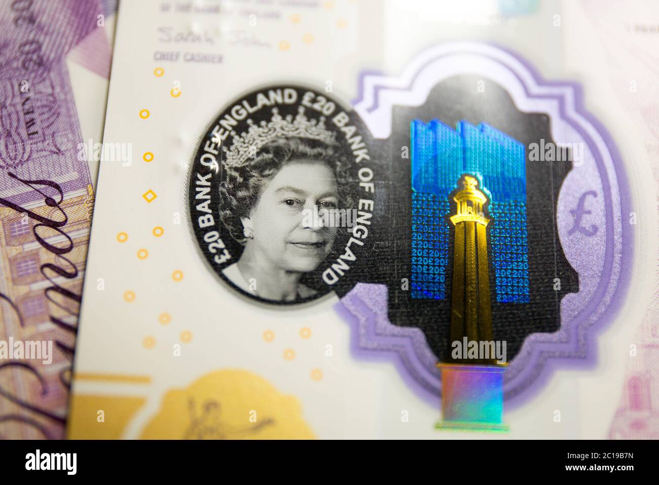United Kingdom. 6th June, 2020. In this photo illustration banknotes of ...