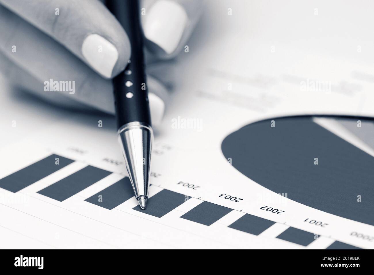 Stock market graphs and charts analysis Stock Photo - Alamy