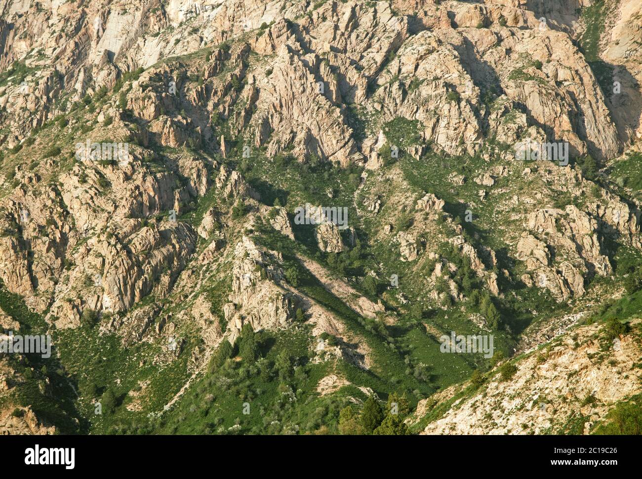 Slope of a mountain Stock Photo - Alamy